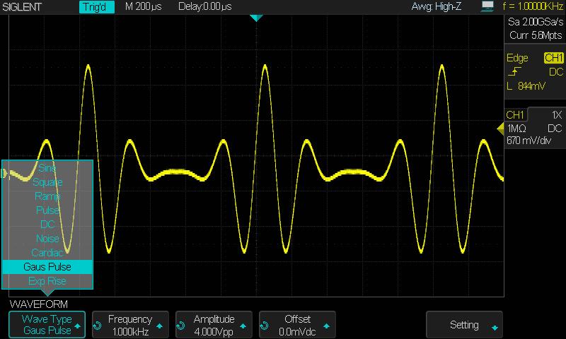 Super Phosphor Oscilloscope70~300MHz/2-4CH/2GSa/sSDS2000X Series | Advancom Electronics