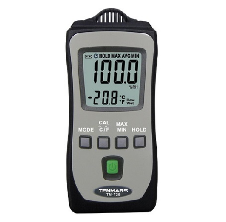 Pocket Size Temperature/ Humidity MeterModel: TM-730 | Advancom Electronics