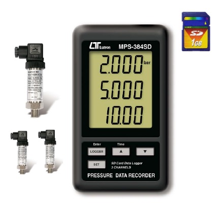 3 Channels Pressure Data LoggerModel: MPS-384SD | Advancom Electronics