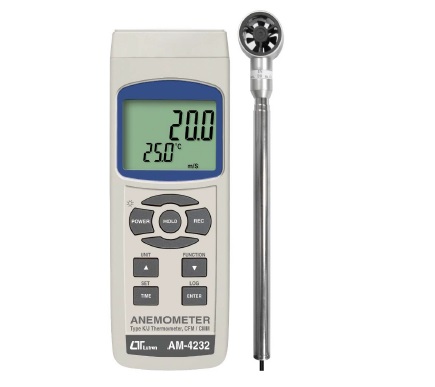Mini Vane Air Flow CMM CFM AnemometerModel: AM-4232 | Advancom Electronics