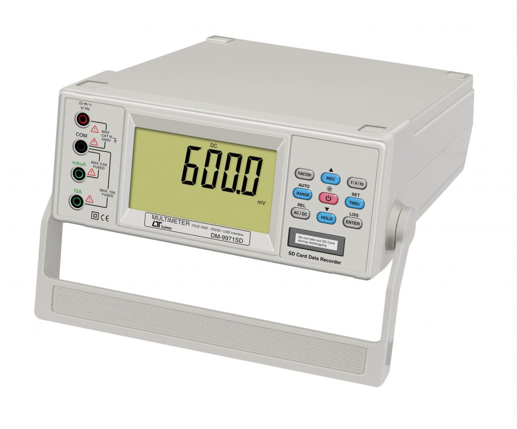 Bench Type Digital Multimeter DM-9971SD. SD Card real time data recorder